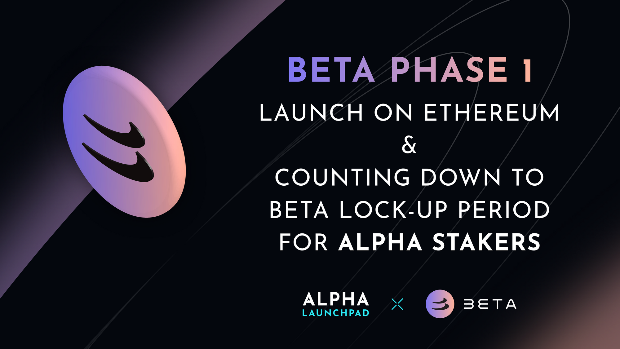 Beta Phase 1 Launch on Ethereum and Counting Down To BETA Lock-up ...